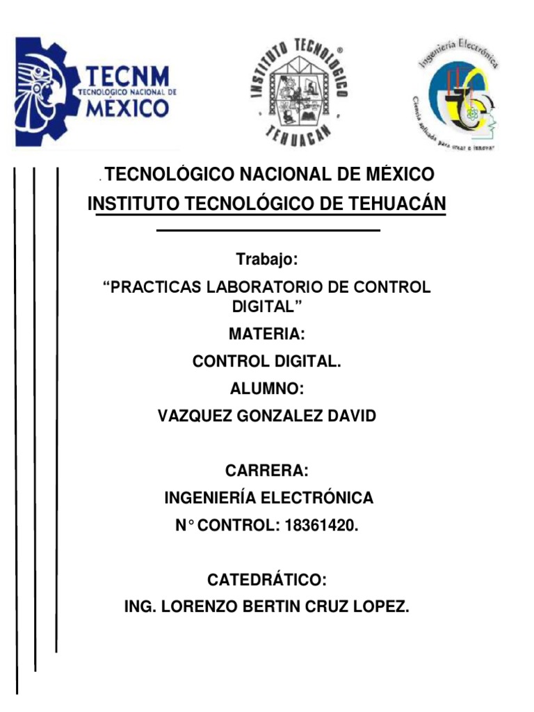 Práctica Control Digital | PDF | Convertidor digital a analógico | Señal analoga