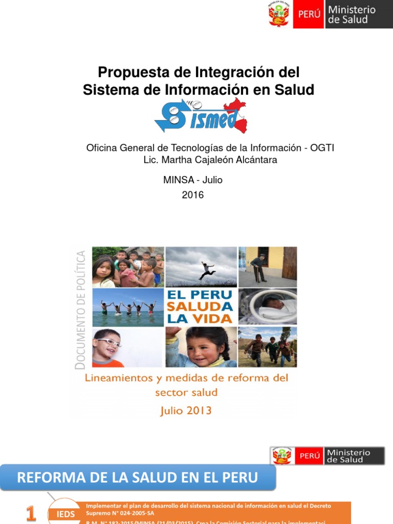 Propuesta de Integración HIS MINSA | PDF