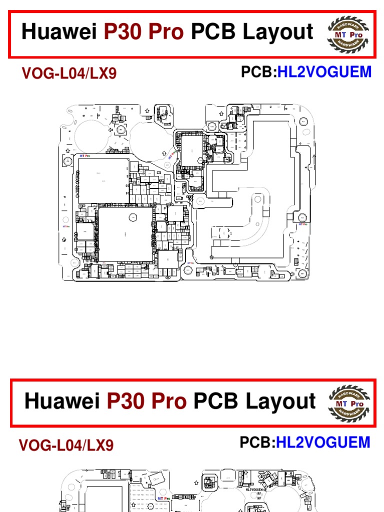 P30 Pro (VOG-Lxx .HL2VOGUEM - PCB Layout | PDF