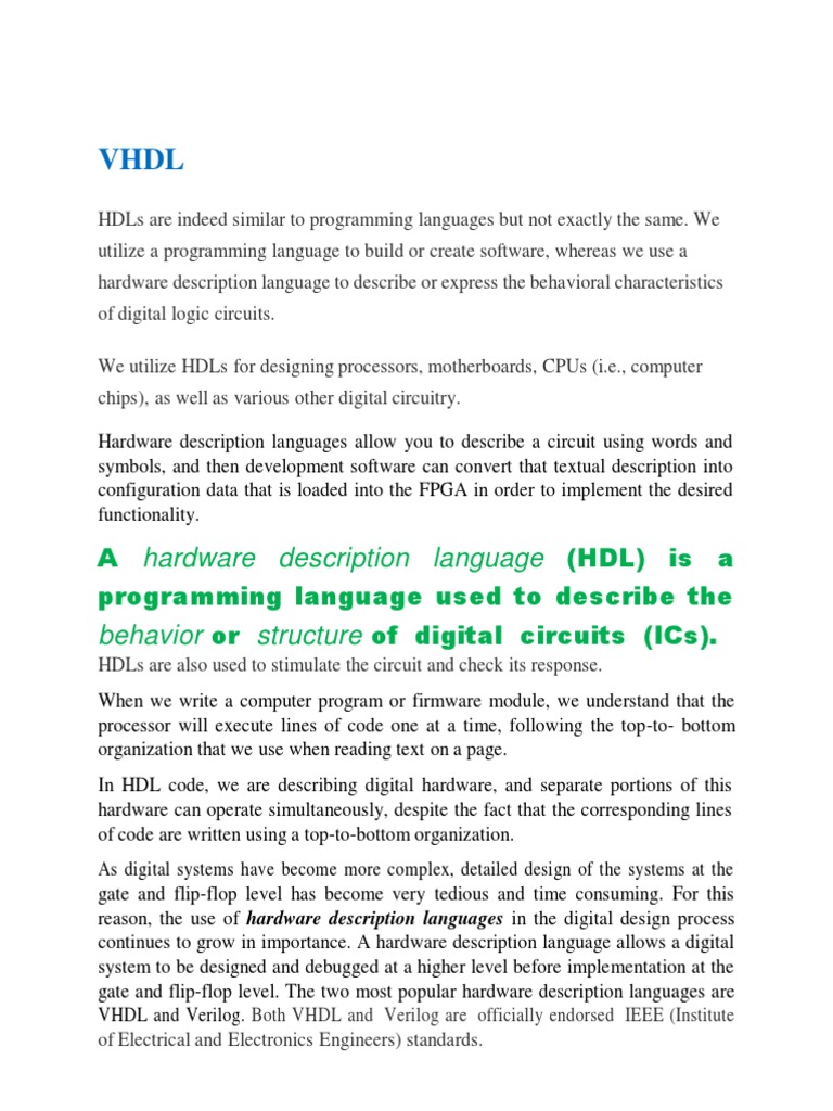 VHDL-Unit-2-Part-5 1 | PDF | Hardware Description Language | Vhdl