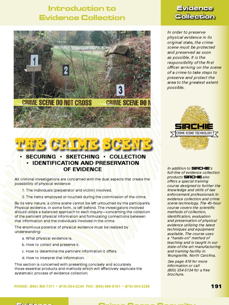Evidence Collection 6 | PDF | Crime Scene | Digital Forensics