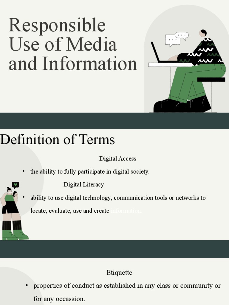 Responsible Use of Media and Information | PDF | Online And Offline ...