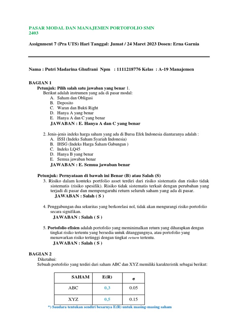 PutriMadarinaG - Portofolio - Assignment 7 - Jumat - Pra UTS | PDF