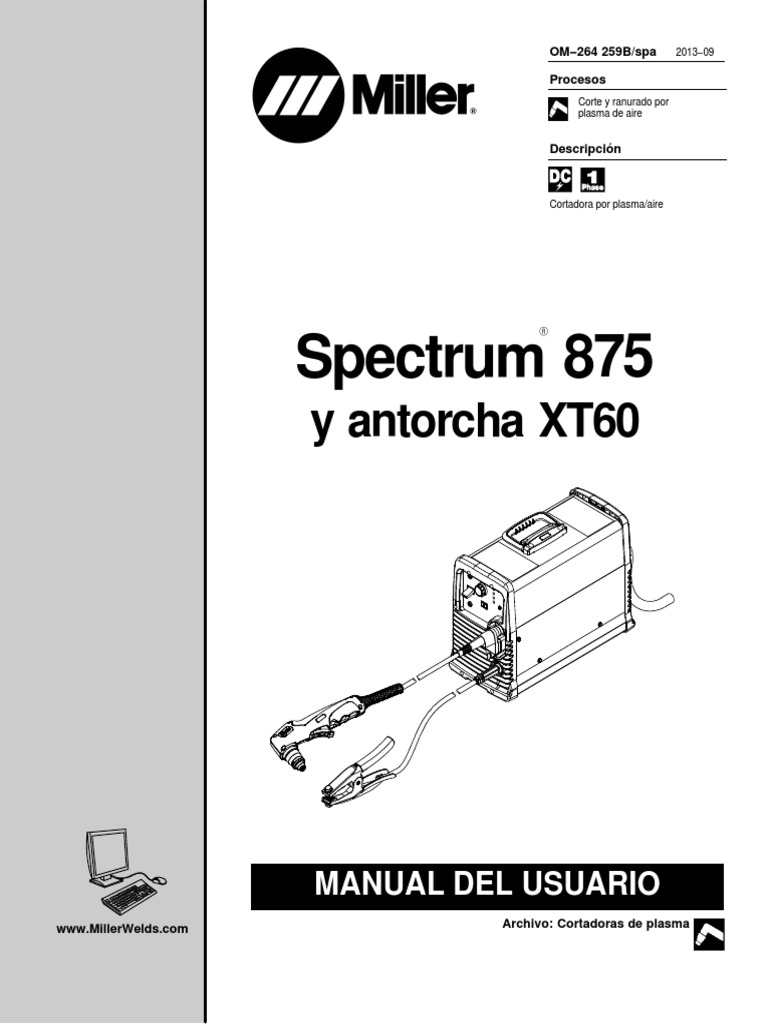 Manual Spectrum 875 | PDF | Física Aplicada e Interdisciplinaria ...