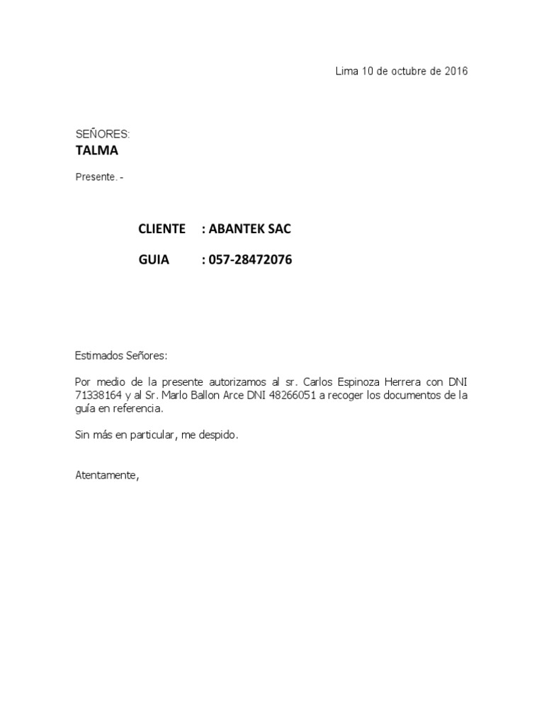 Talma: Presente. | PDF