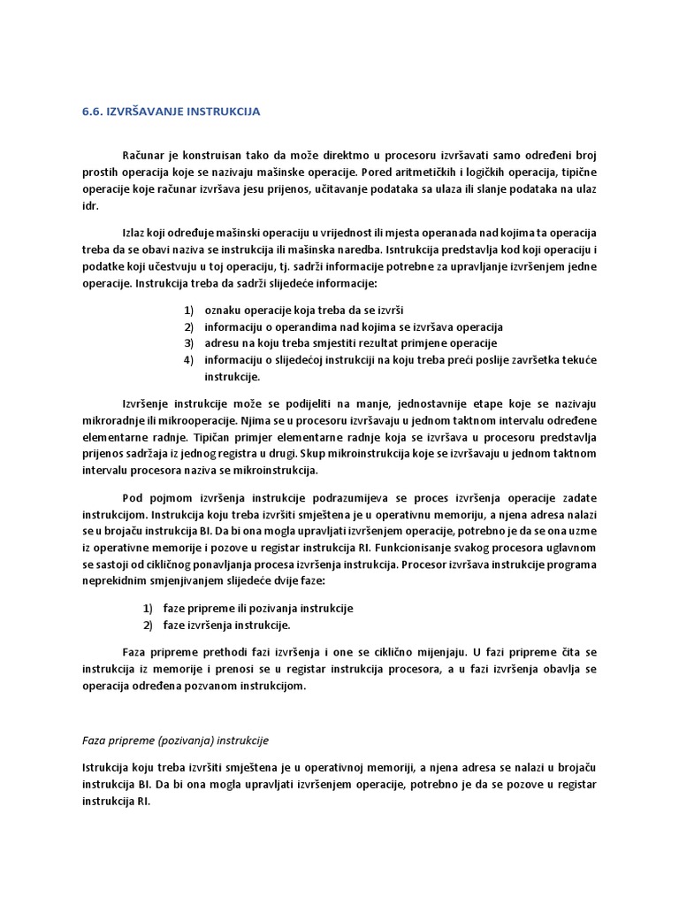 Izversavanje Instr | PDF