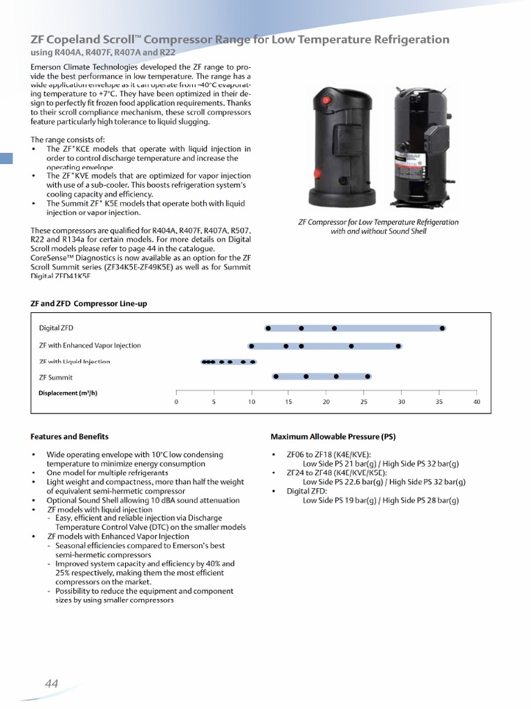 Copeland Scroll ZF | PDF