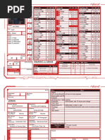 Cyberpunk Red Character Sheet | PDF | Weaponry | Leisure