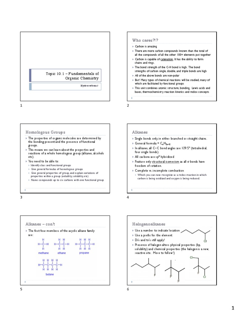 Organic Chemistry: Hydrocarbons Overview | PDF | Alkene | Alkane