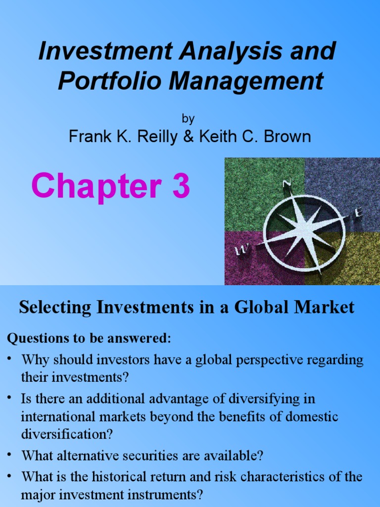 Investment Analysis and Portfolio Management: Frank K. Reilly & Keith C. Brown | Download Free ...