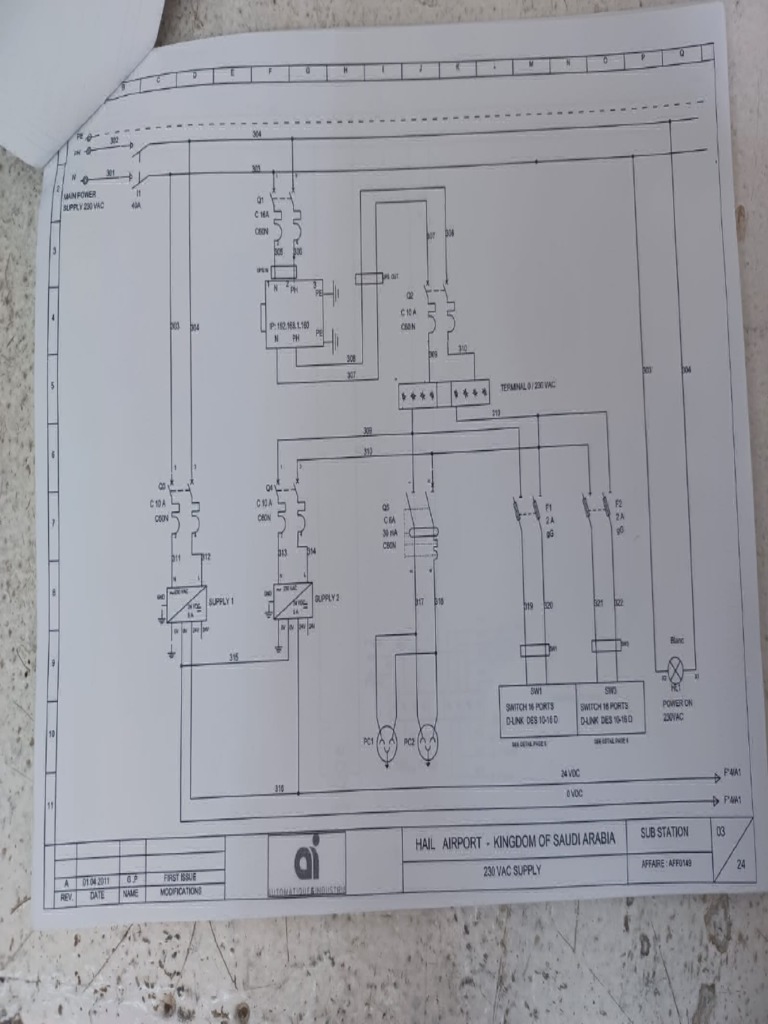 PLC Panel Shop Drawing | PDF