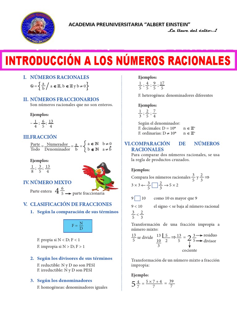 Introducción A Los Números Racionales | PDF | Número racional | Aritmética