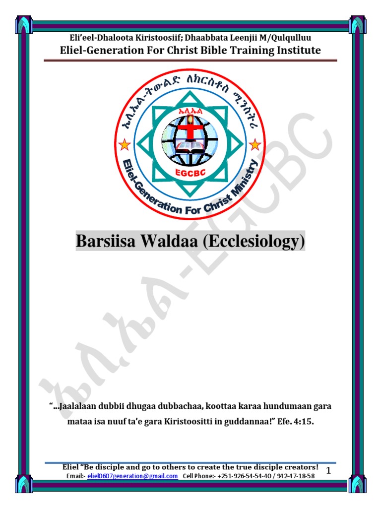 Barsiisa Waldaa | PDF