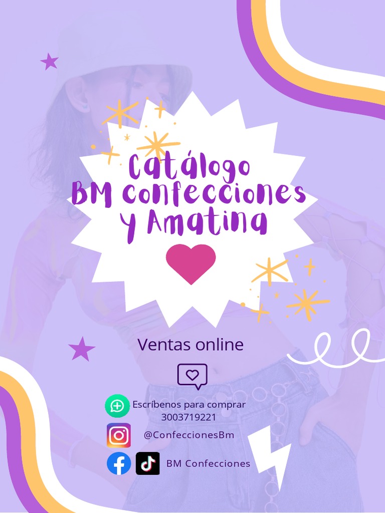 Catálogo BM Confecciones y Amatina: Ventas Online | PDF | Ropa | Softlines (venta minorista)
