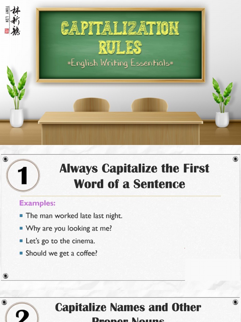 Lesson 2 Capitalization | PDF