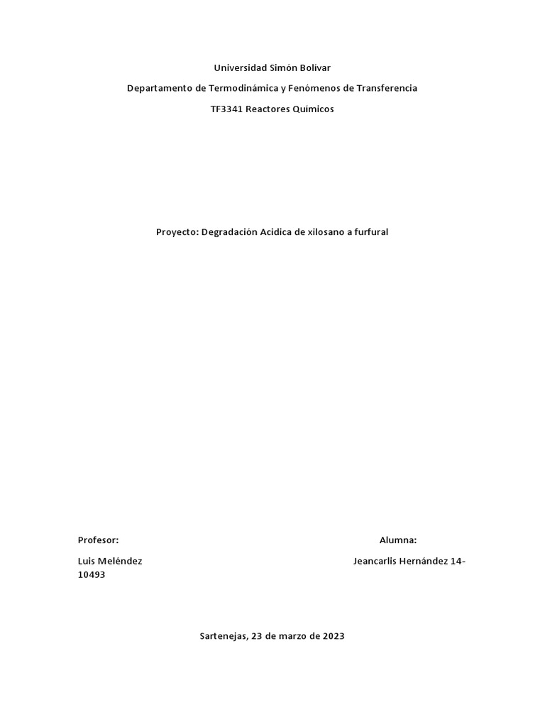 Reactores 22 | PDF | Reactor Quimico | Velocidad de reacción