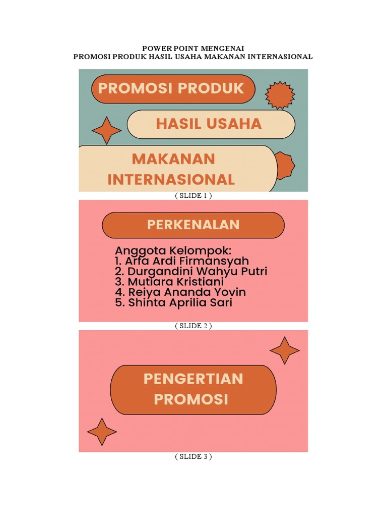 Mengenai Promosi Produk | PDF