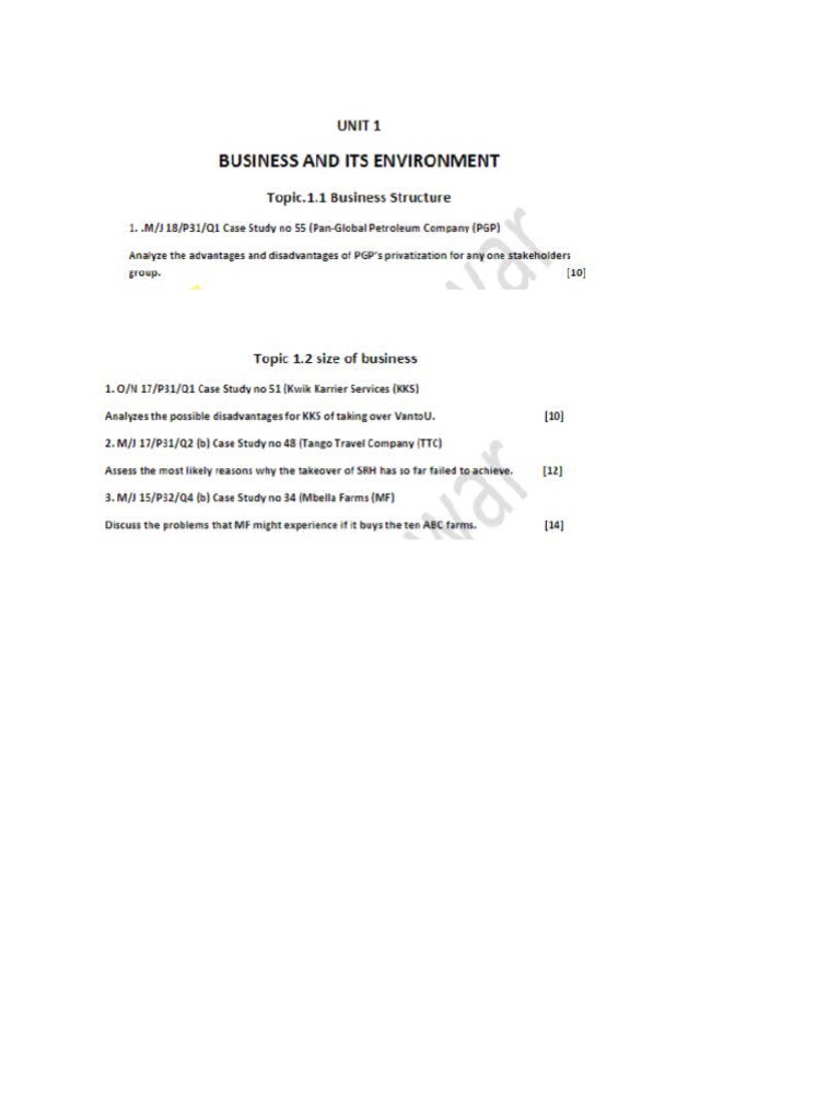 External Influence On Business Activity 2 | PDF