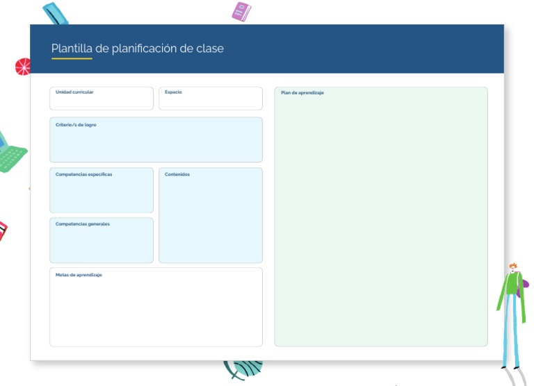 Plantilla - de - Planificación - de - Clase (Vacía) | PDF