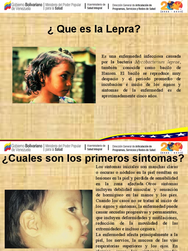 Síntomas y tratamiento de la lepra | PDF | Lepra | Síntoma