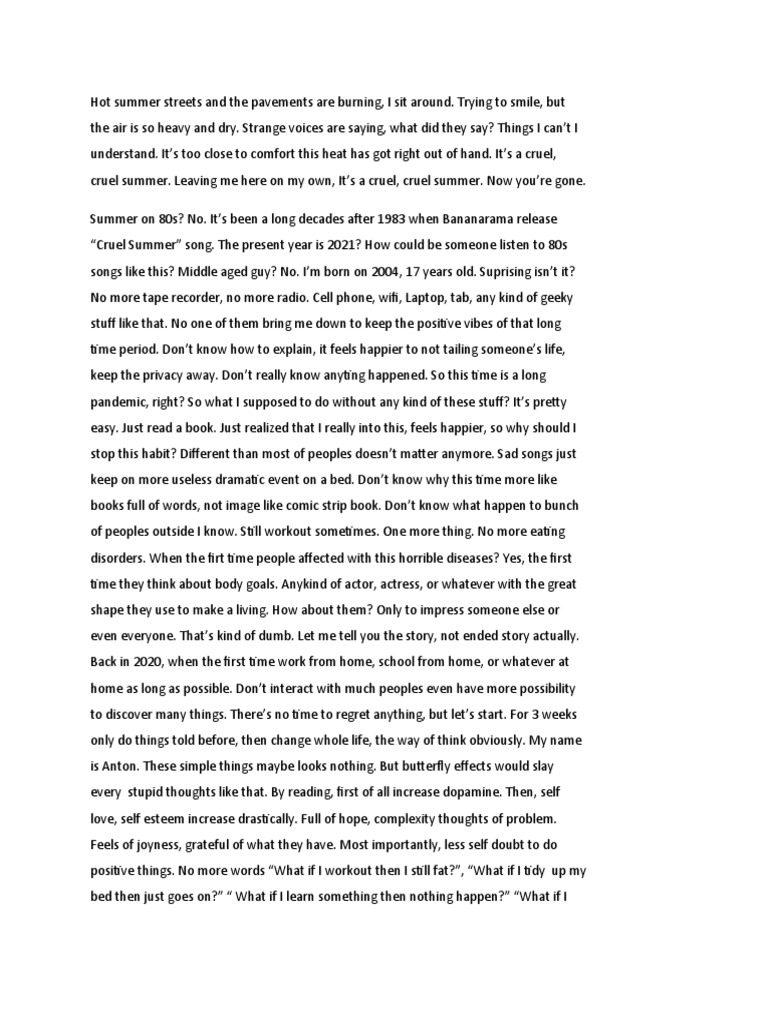 1980s VS 2020s | PDF