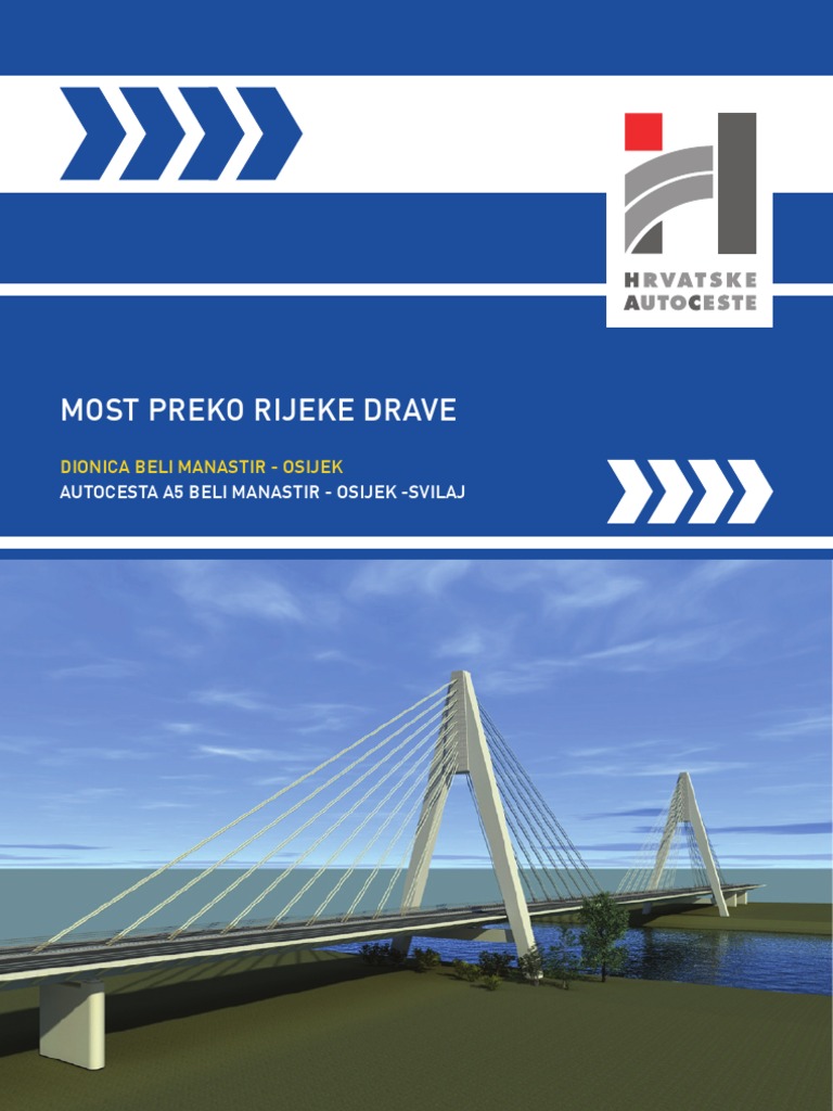 Osijek Autocesta A5 Most Drava Brosura | PDF