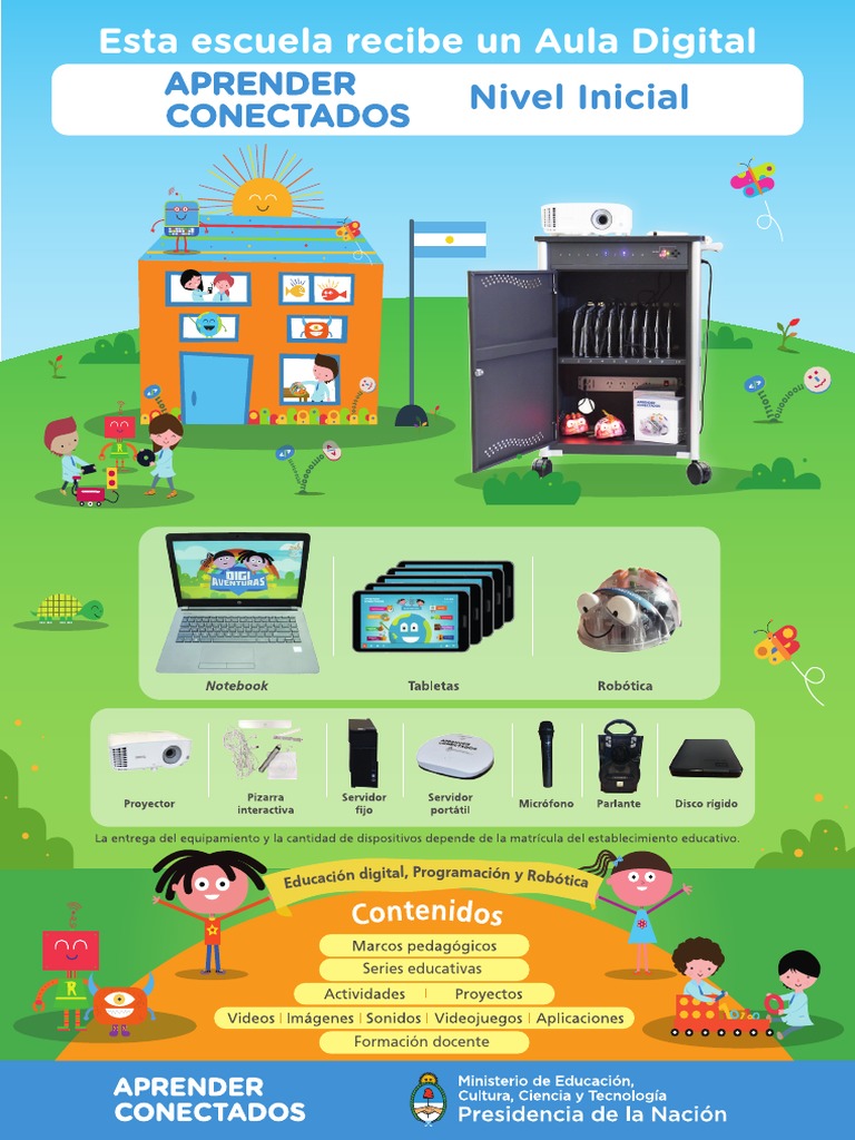 Esta Escuela Recibe Un Aula Digital: Nivel Inicial | PDF