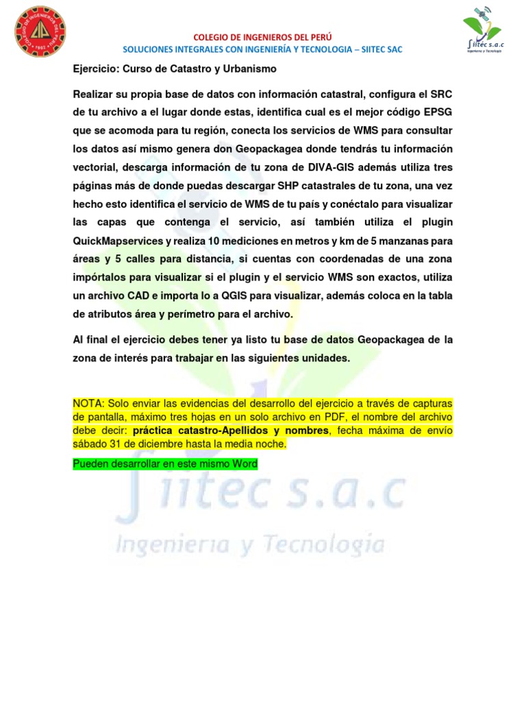 Soluciones Integrales Con Ingeniería Y Tecnologia - Siitec Sac | PDF