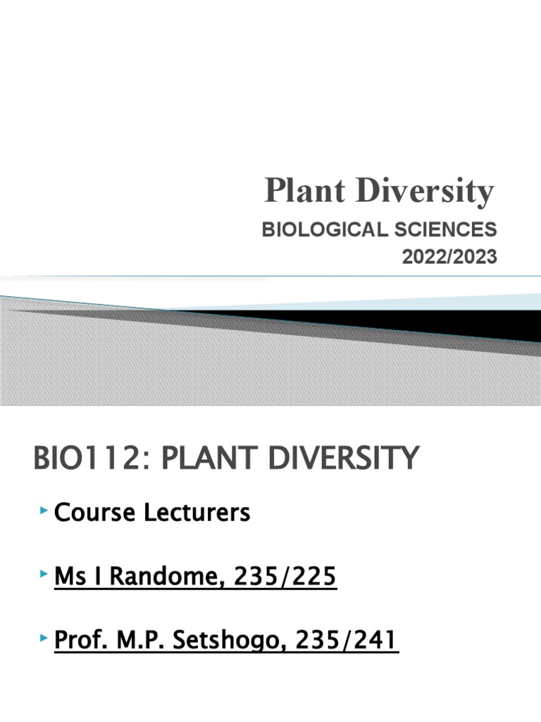 Introduction To Plants | PDF | Plants | Foods
