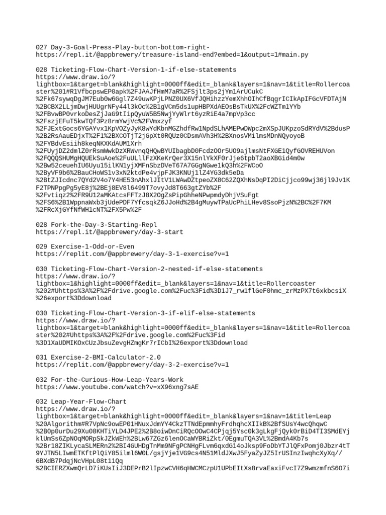 Day 3 Coding Exercises & Flowcharts | PDF