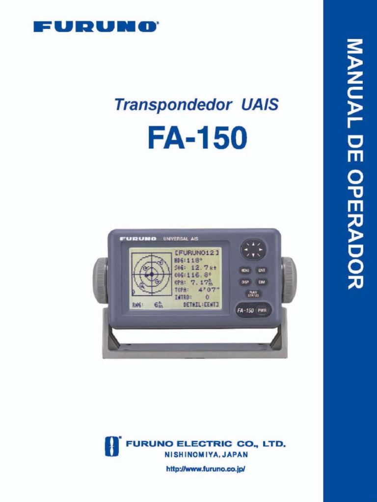 AIS FURUNO FA-150 Manual de Operacion | PDF