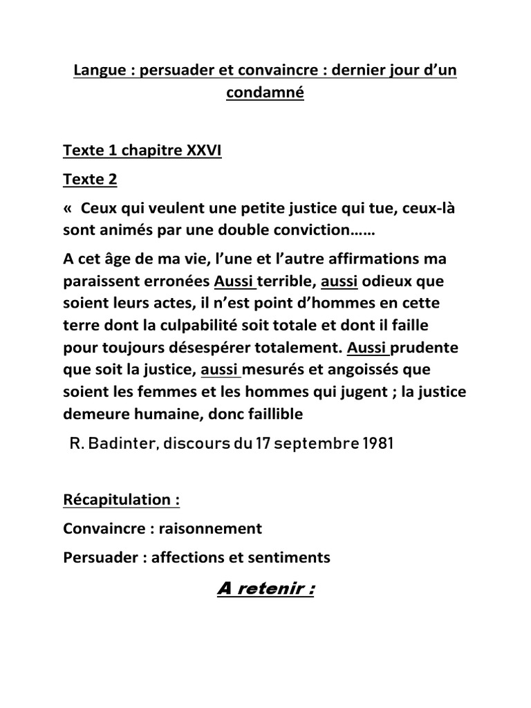 Différence entre convaincre et persuader | PDF | Droit