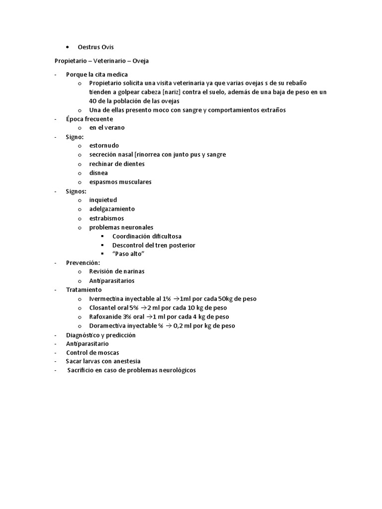 Oestrus Ovis (VIDEO) | PDF