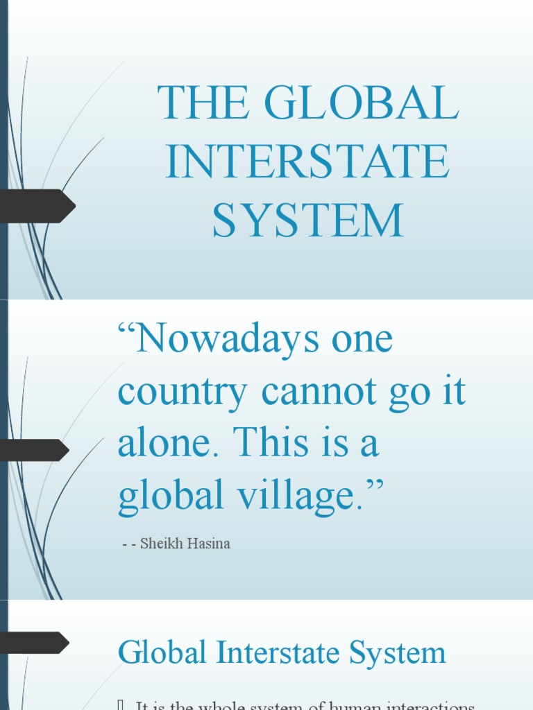 The Global Interstate System | PDF