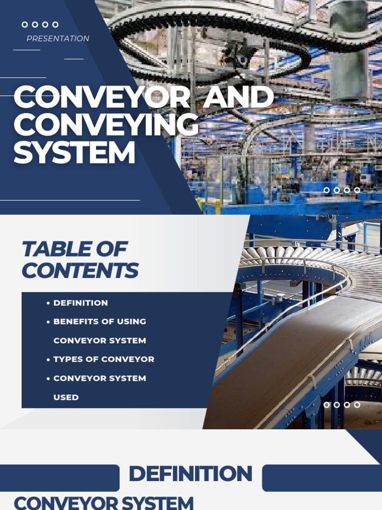 CONVEYORS | PDF | Manufactured Goods | Secondary Sector Of The Economy