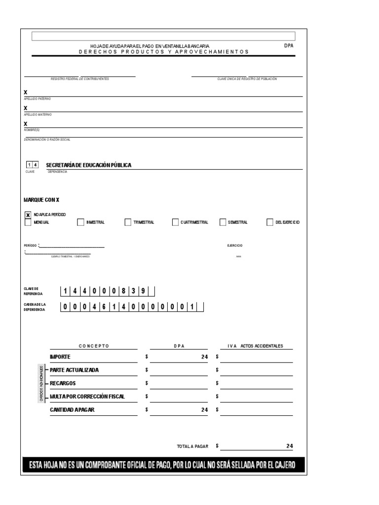 Pago Extraordinario Una Materia | PDF