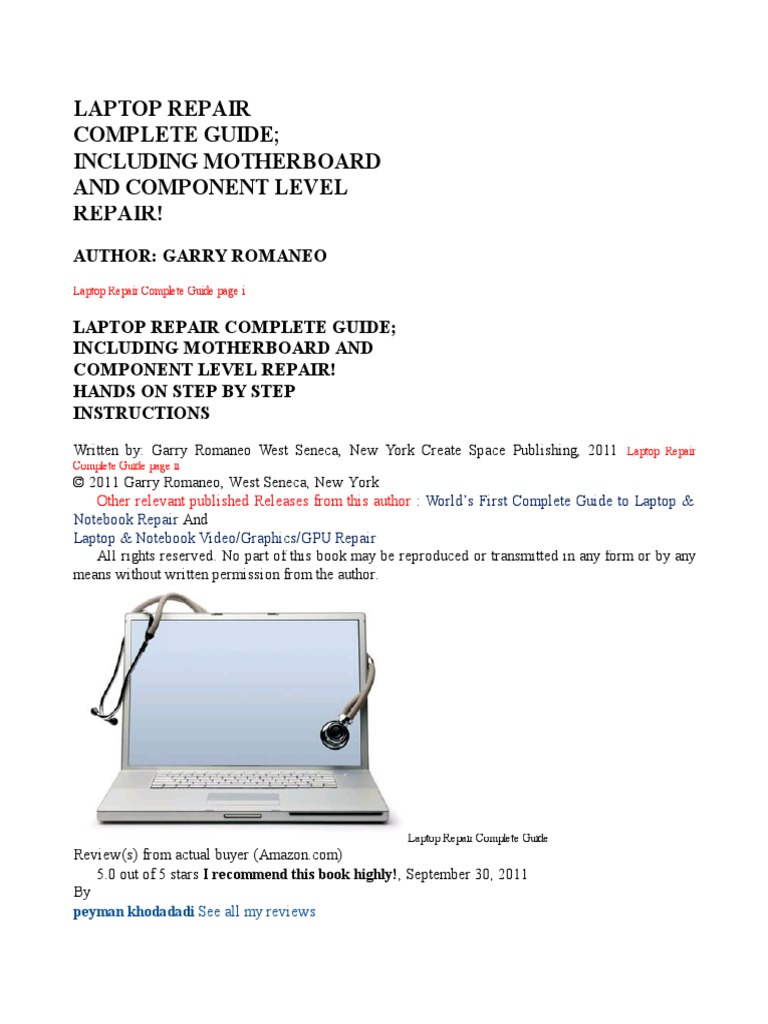 Laptop Repair Complete Guide Including Motherboard and Component Level ...