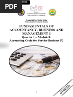 ABM 11 - FABM1 - Q1 - W1 - Mod1-Mod2 | PDF | Accounting | Bookkeeping