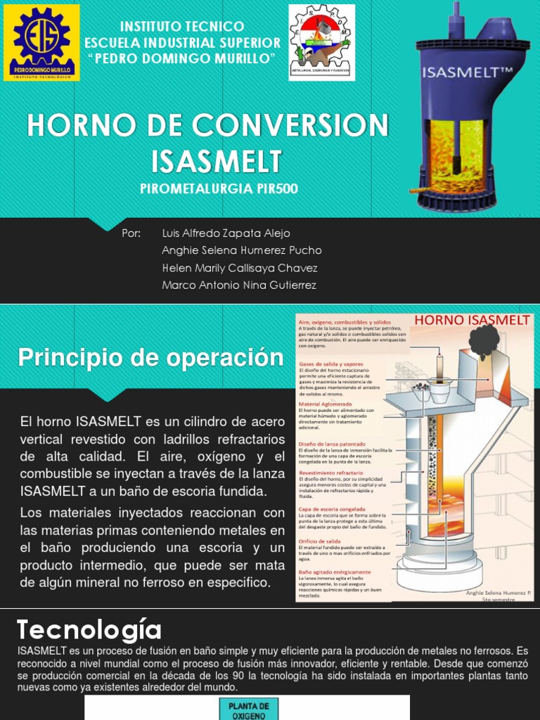 Horno Isasmelt | PDF | Acero | Agua