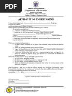 Do #3 s2018 - Annex 3 Affidavit-Of-undertakings | PDF | Credential ...