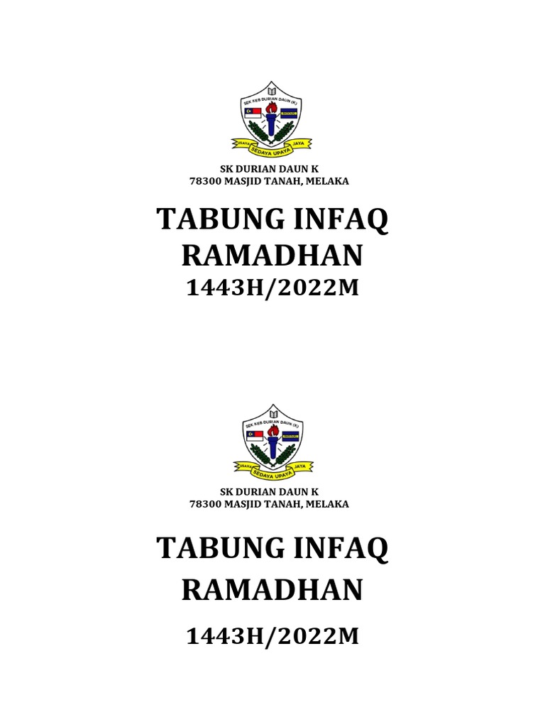 TABUNG INFAQ RAMADHAN | PDF