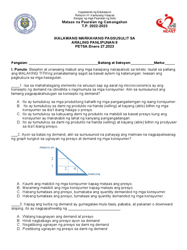 EXAM-2nd-Quarter-AP9-2022-1 | PDF