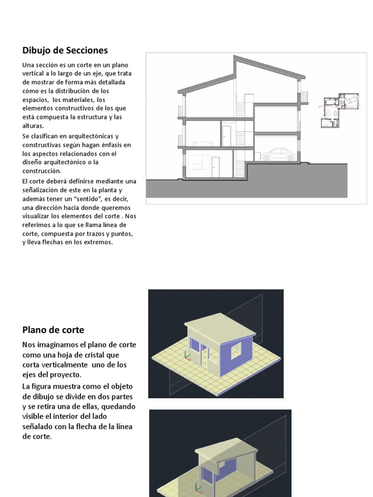 Dibujo de Secciones | PDF