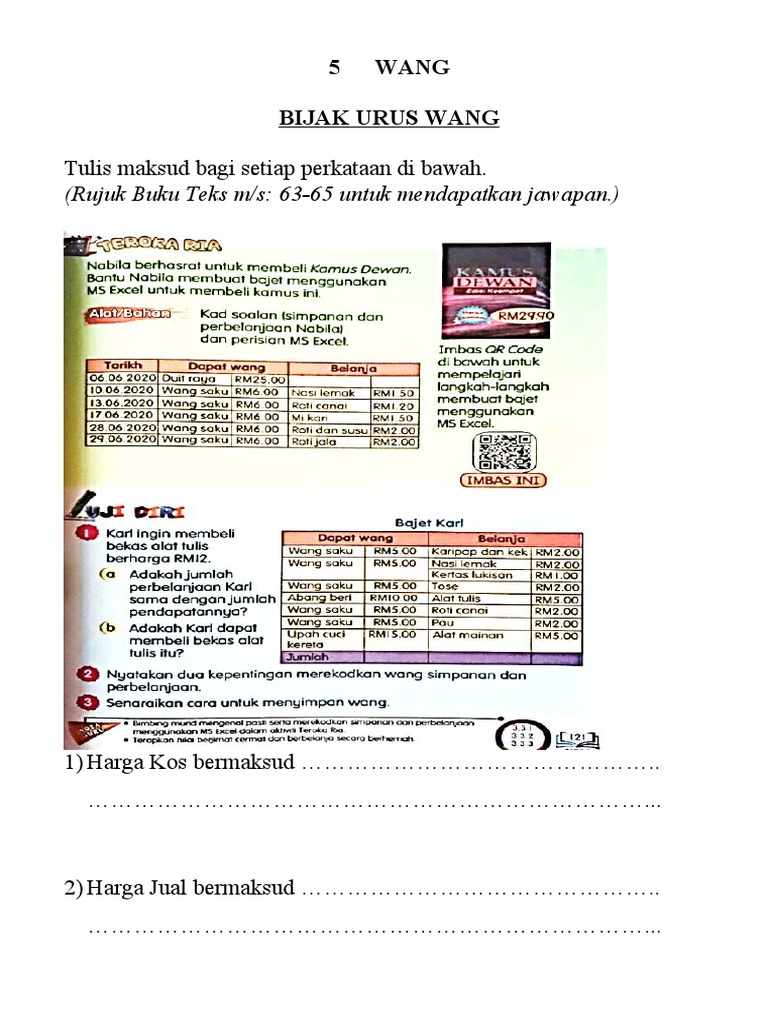 5 Bijak Urus Wang | PDF