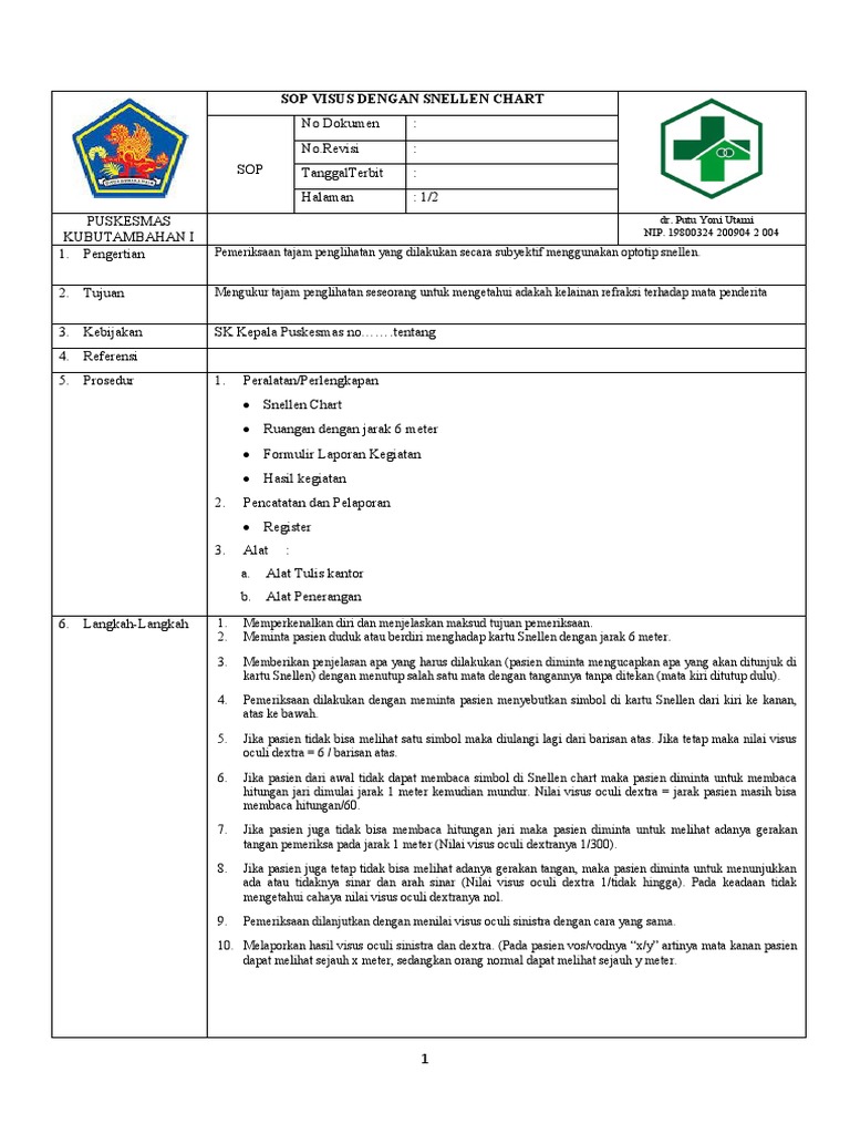 Sop Visus News | PDF