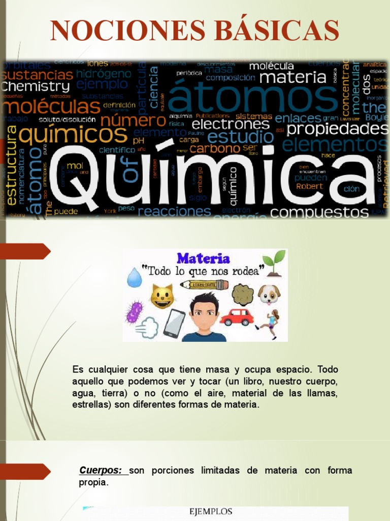 Nociones Basicas de Quimica | PDF | Redox | Reacciones químicas Nociones Basicas de Quimica | PDF | Redox | Reacciones químicas