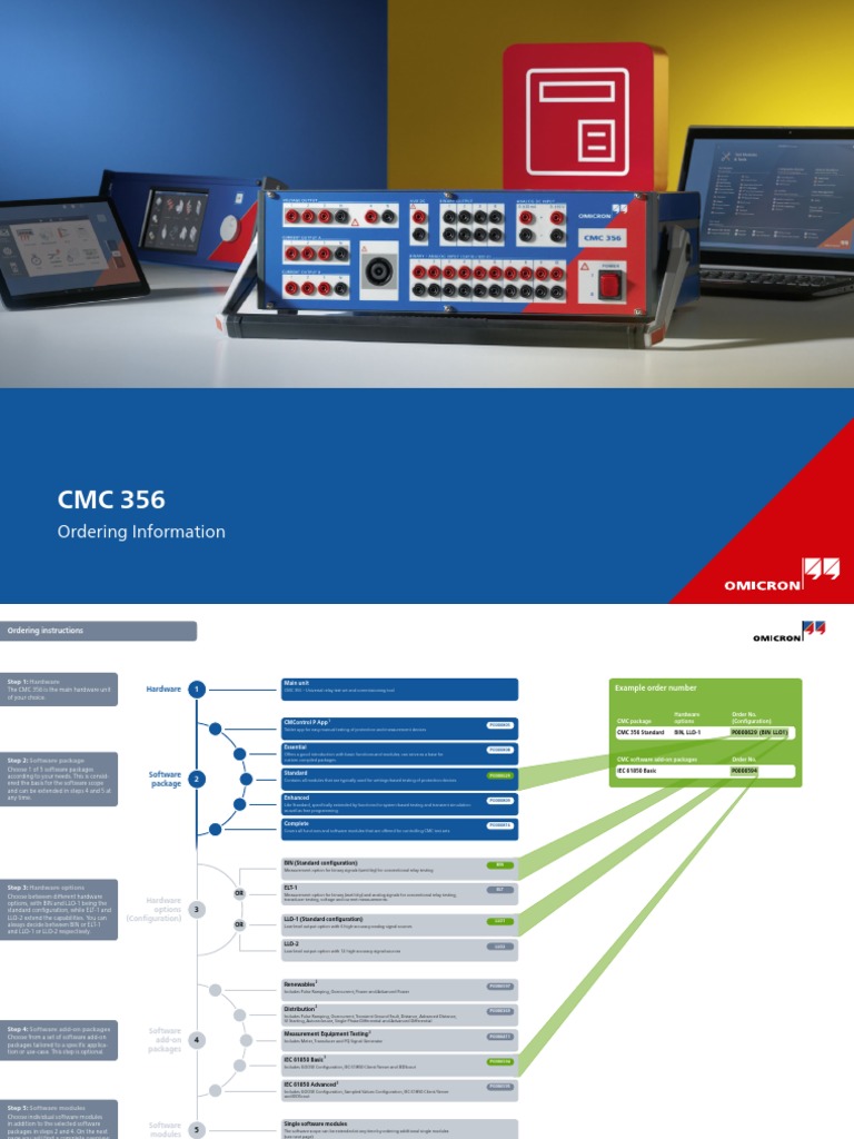 CMC 356 Ordering and Configuration Guide | PDF | Relay | Transformer