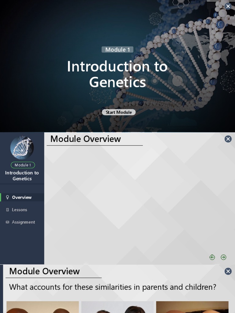 Module 1 - Intro To Genetics | PDF | Dominance (Genetics) | Allele