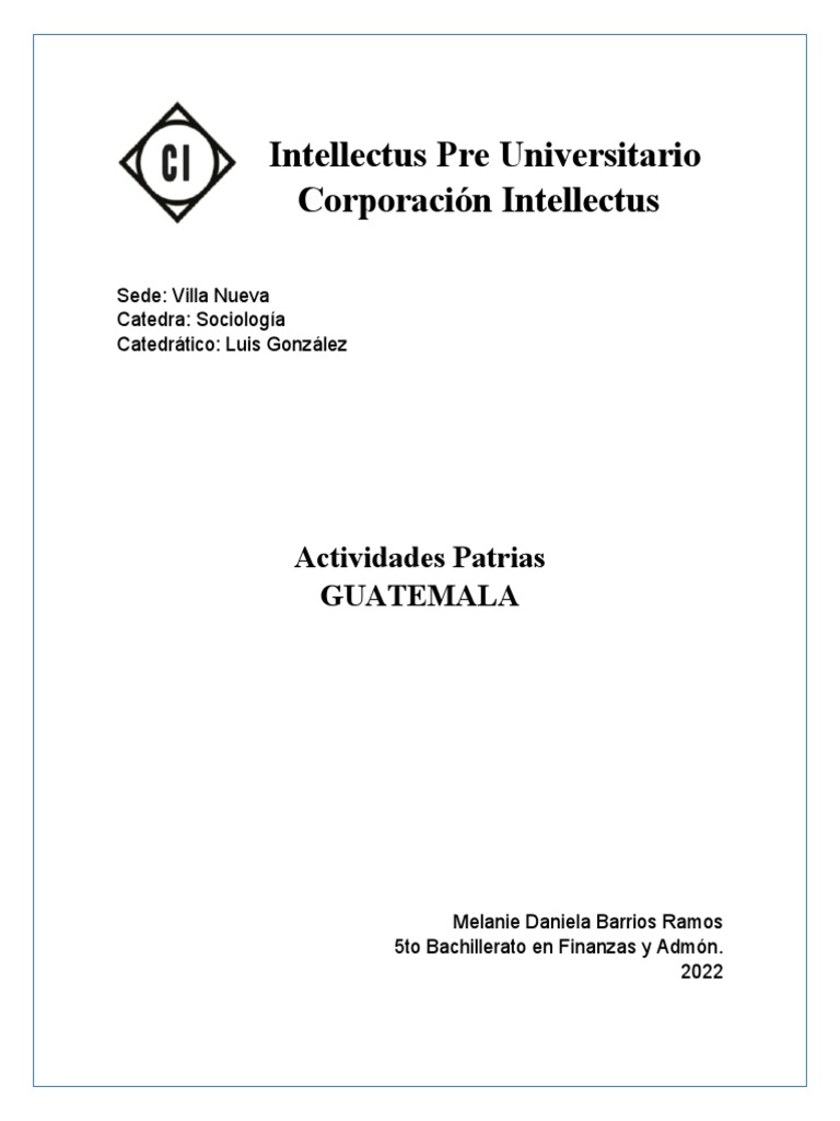 Intellectus Pre Universitario Corporación Intellectus: Actividades ...