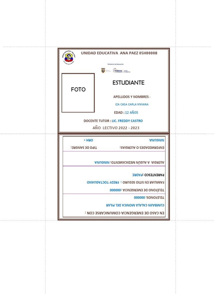 Carnet Estudiantil GR | PDF